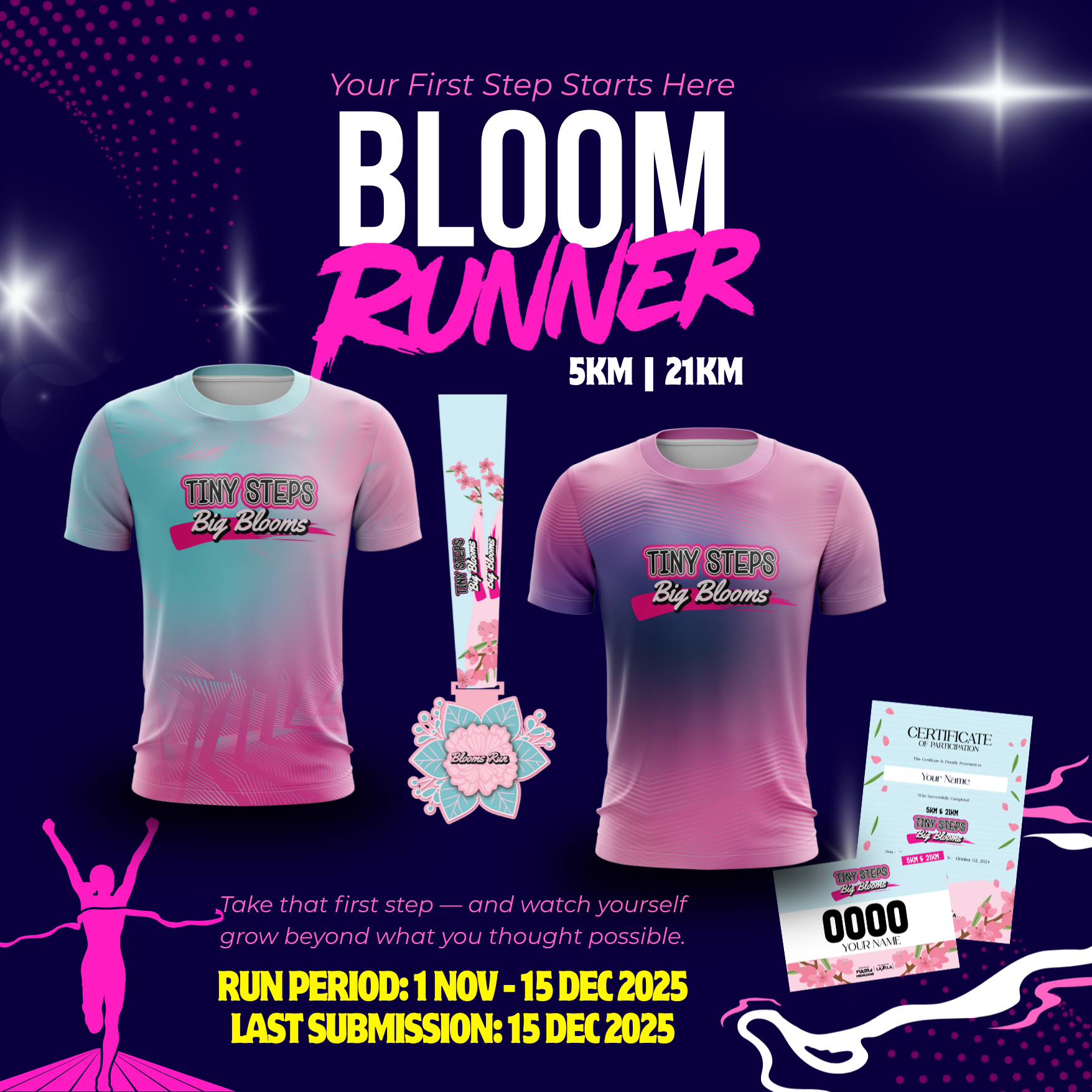 Bloom Run – BlackSole Runner