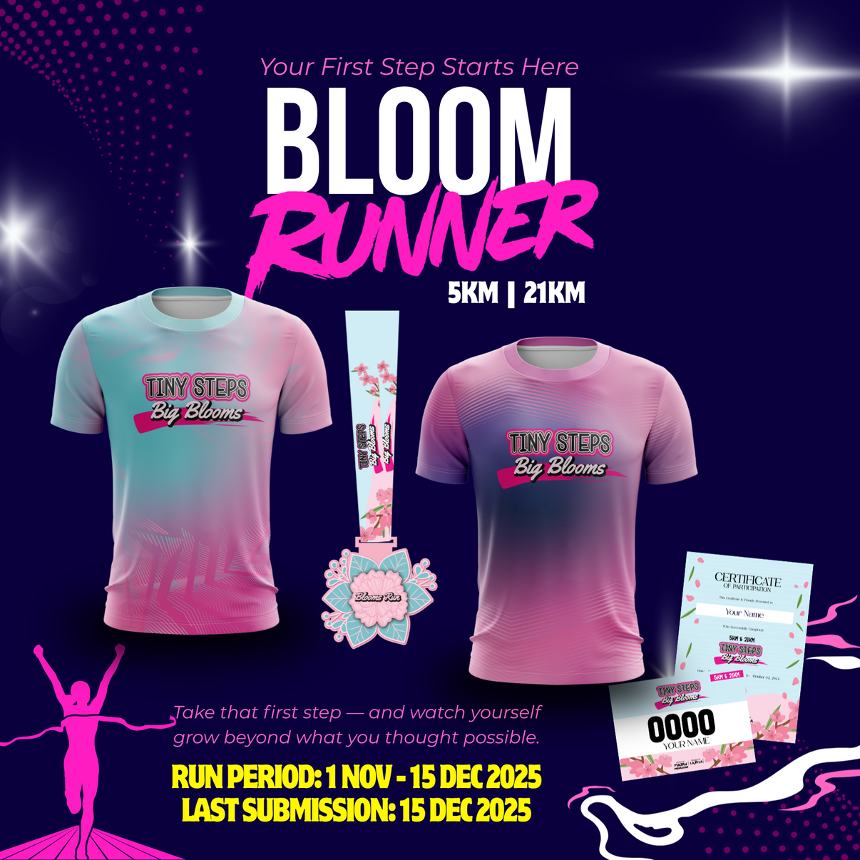 Bloom Run – BlackSole Runner